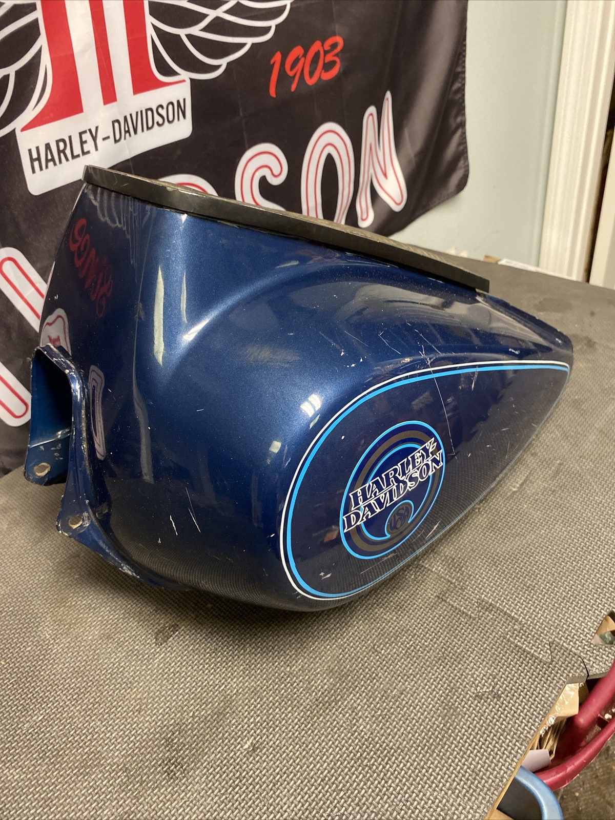 OEM Harley FLHTC Electra Glide Classic Touring Gas Tank Bagger Evo ...