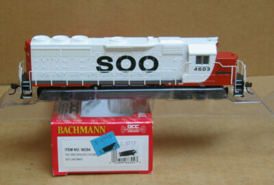 BACHMANN 66304 HO SOO LINE GP40 #4603 w/DCC & Sound | eBay