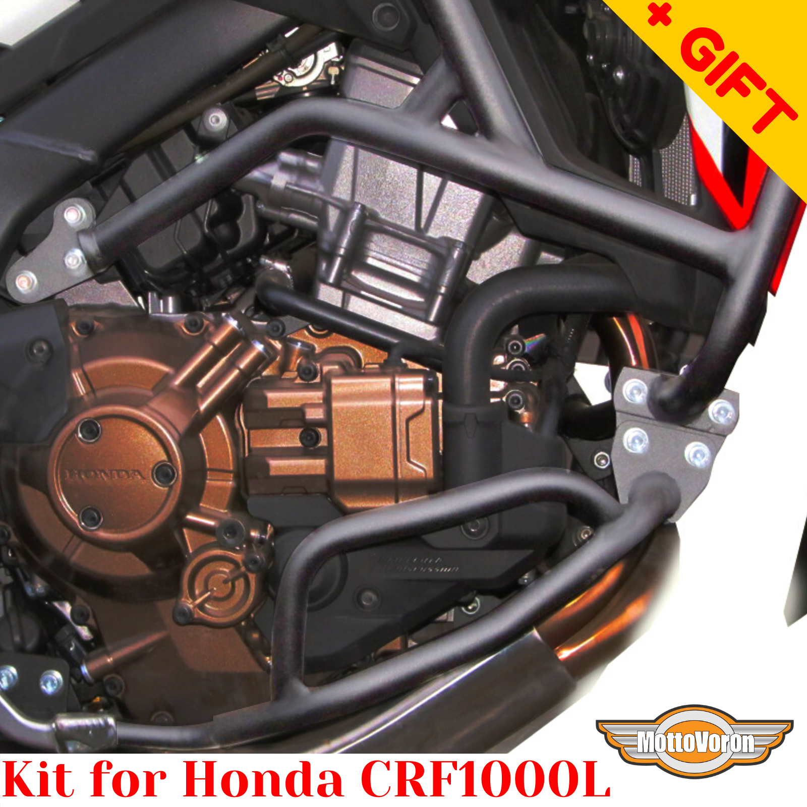 For Honda CRF1000L Africa Twin Crash bars Rack luggage System CRF1000 L ...