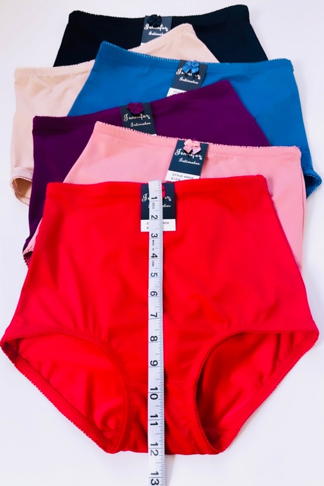 High Waist Briefs Lot 2,4 or 6 Panties Tummy Control High Rise ...