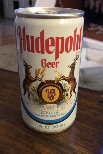 Hudepohl Deer Beer Can 12 oz, Vintage VGC. Pull Tab Intact (empty) | eBay