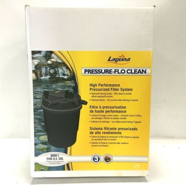 Laguna Pressure Flo Clean High Performance Pressurized Pond Filter for ...