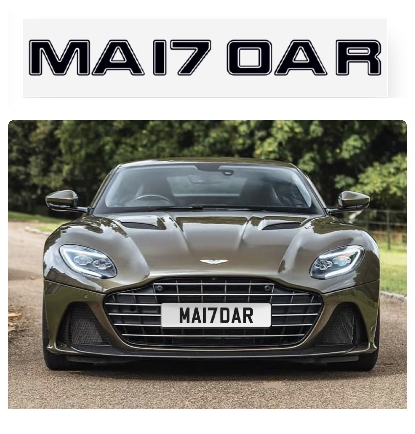 MA17 OAR MANDAR MANDAIR cherished Reg Number Plate Singh MANDER Kaur ...
