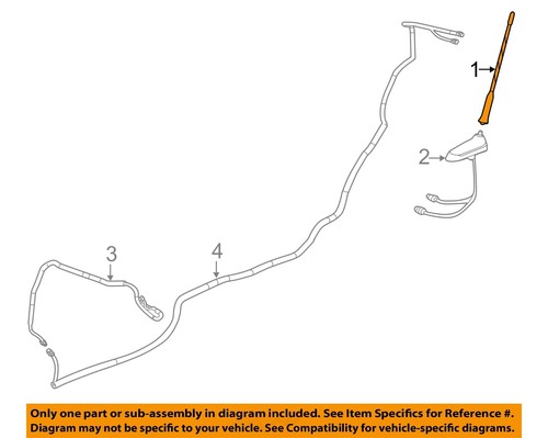 GM OEM-Antenna Mast 22783398 | eBay