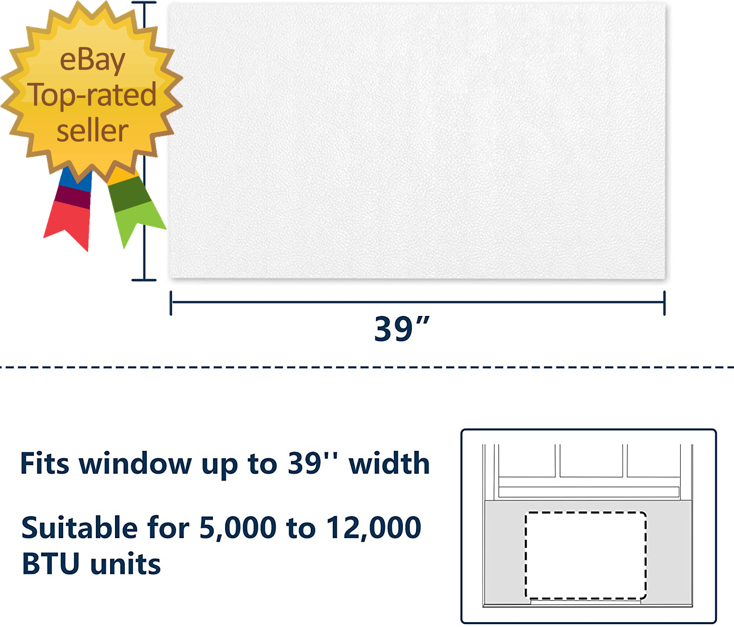 Window Air Conditioner Surround Foam Insulation Panels,Ac Side ...