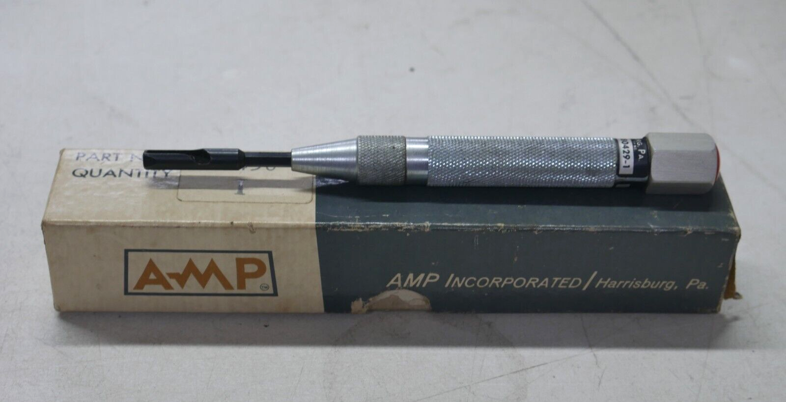 Amp Inc. Tool: 380430-2 Tip: E1 380429-1 Contact Insertion Tool | eBay
