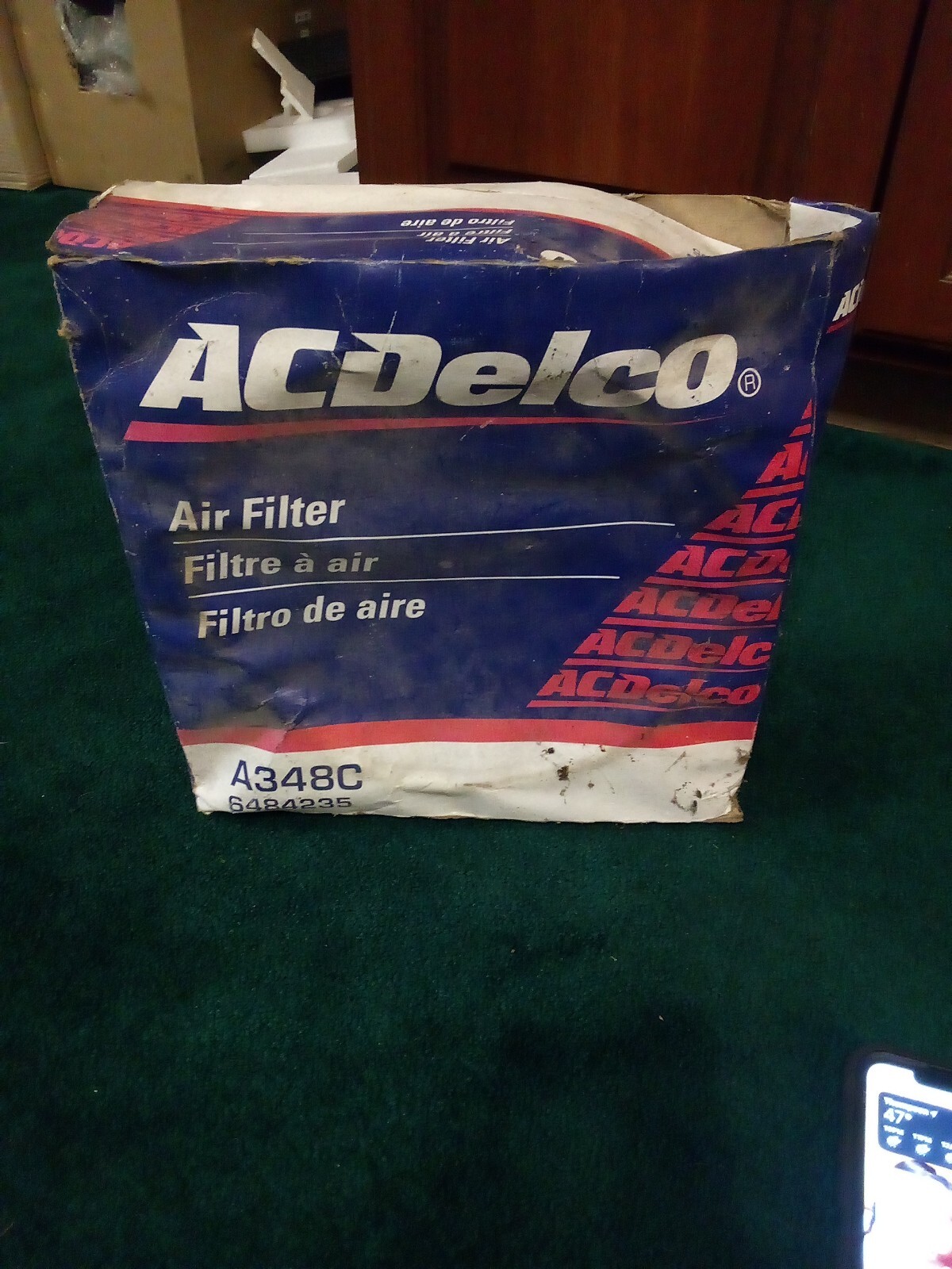 AC-DELCO A348C - Air filter cross reference