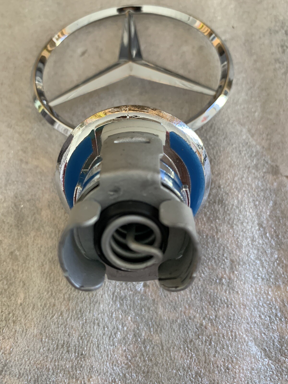 GENUINE OEM MERCEDES-BENZ ALL CHROME HOOD STAR #A 221 880 00 86 C,E,S ...