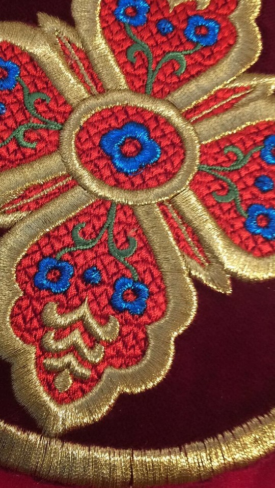 Orthodox Christian Byzantine embroidered Ripidion Chalice Cover ...