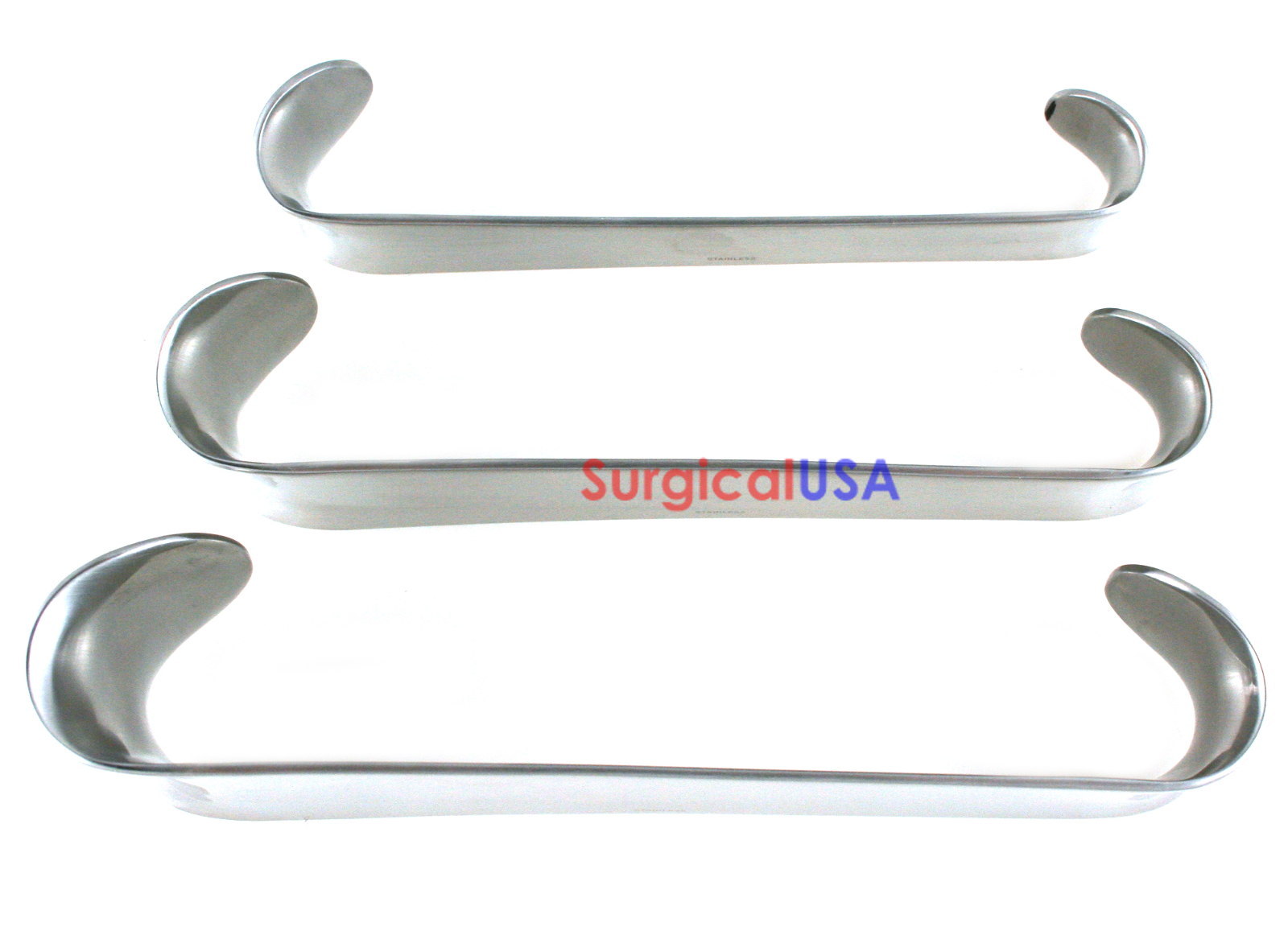 Kit of 3 Roux Retractors Double Ended Assorted Sizes Small Medium Large ...