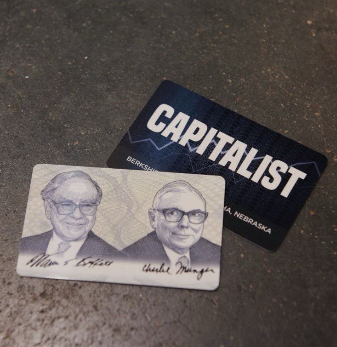 Berkshire Hathaway Warren Buffett Charlie Munger Card Carrying ...