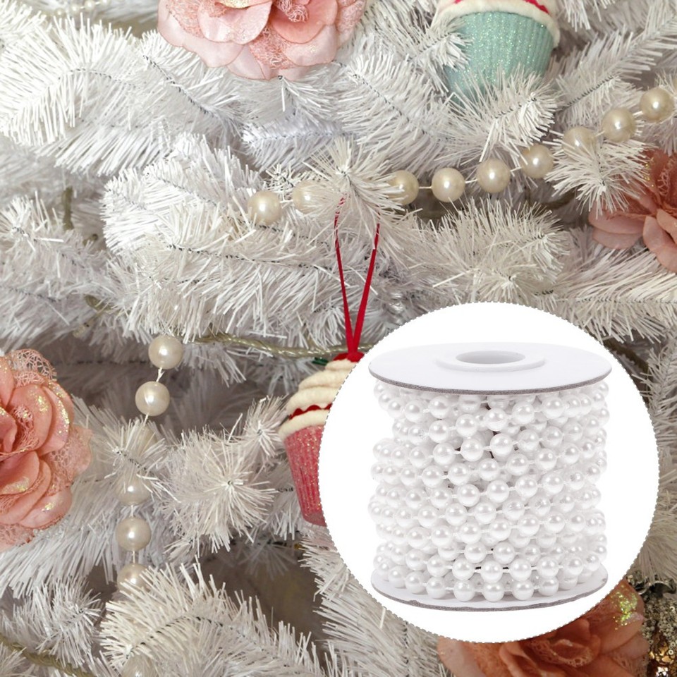 1Roll Meters DIY Bead String Pearl Chain for Craft Decoration Beads ...