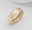 Ribbed Ring/14k Solid Gold Ring/Wedding Band/Wedding Ring | eBay