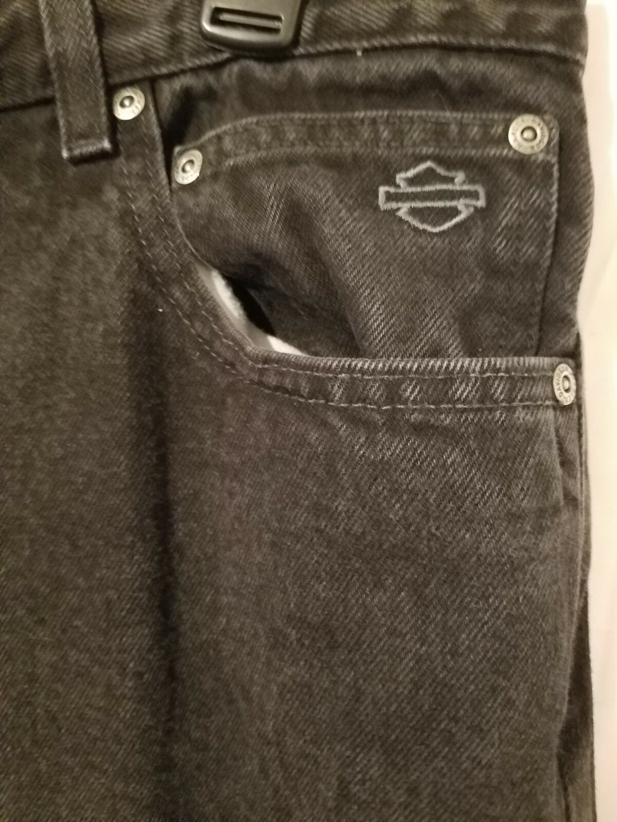 HARLEY DAVIDSON GENUINE MOTOR CLOTHES MEN'S BLACK JEA… - Gem