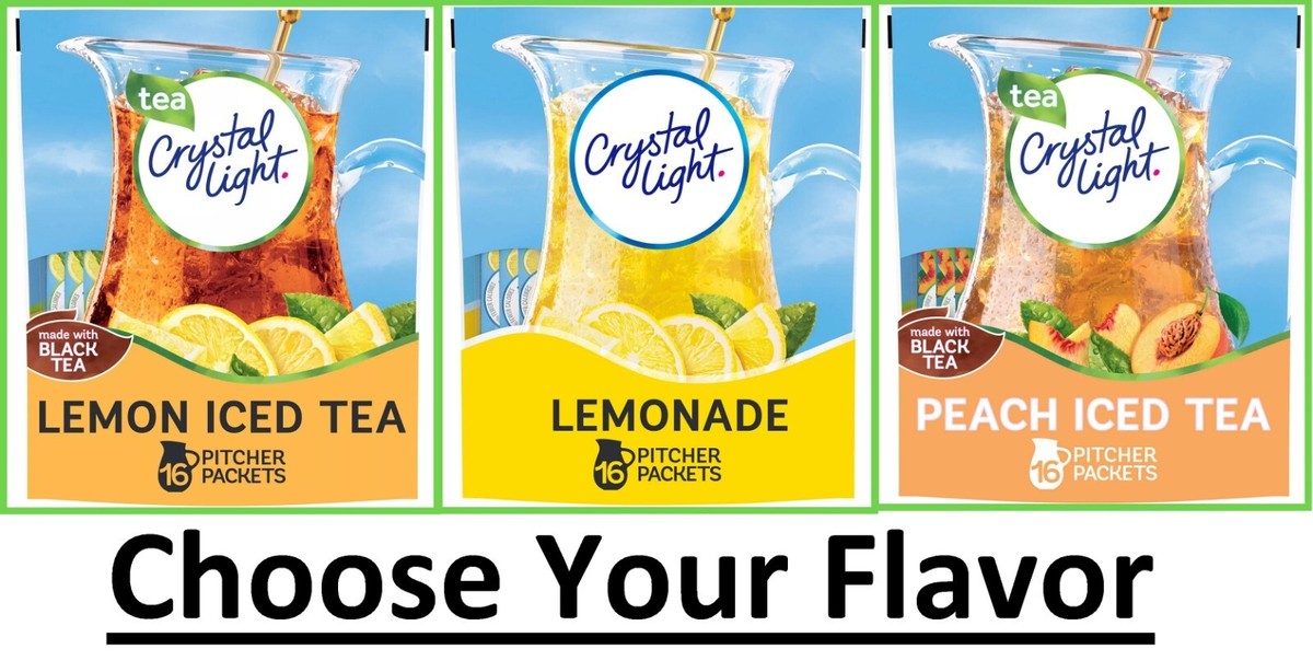 Tea Crystal Light Packets Crystal Light Powdered Drink Mixes In