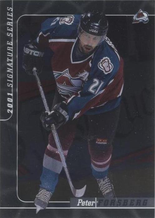 2000-01 In the Game Be A Player Signature Series - Peter Forsberg #139 ...