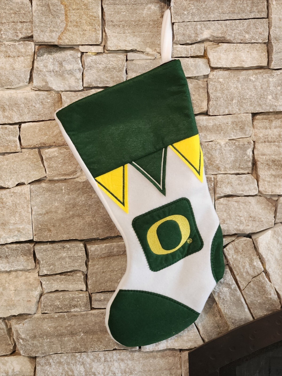 Oregon University Xmas Stocking Set Of 2 Oregon Ducks Christmas ...