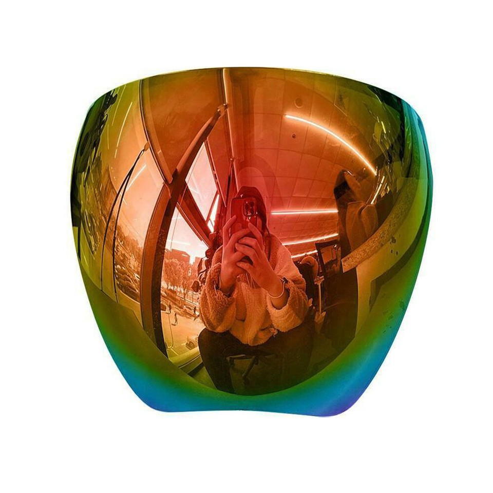 Sunglasses Polarized Large Mirror Full Face Cover Fashion Mask ...