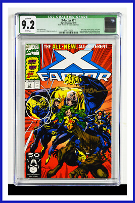 X-Factor #71 CGC Graded 9.2 Marvel October 1991 Signed White Pages ...
