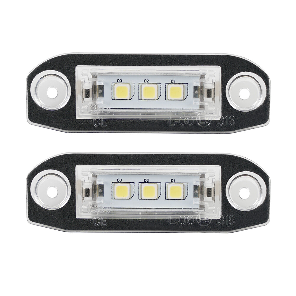 LED License Plate Light Lamps Kit For Volvo V50 S80 2004-2015 V70 XC60 ...