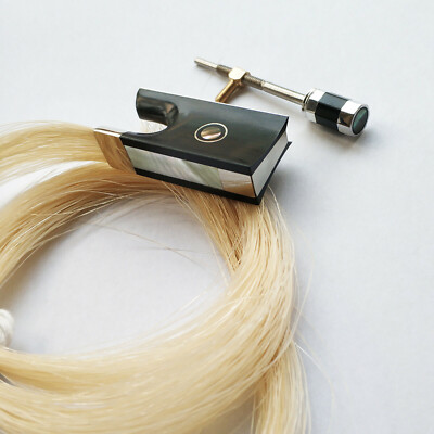 5 Sets 4/4 Violin Bow Frog Ebony AAA Bow Rehair Fitted | eBay