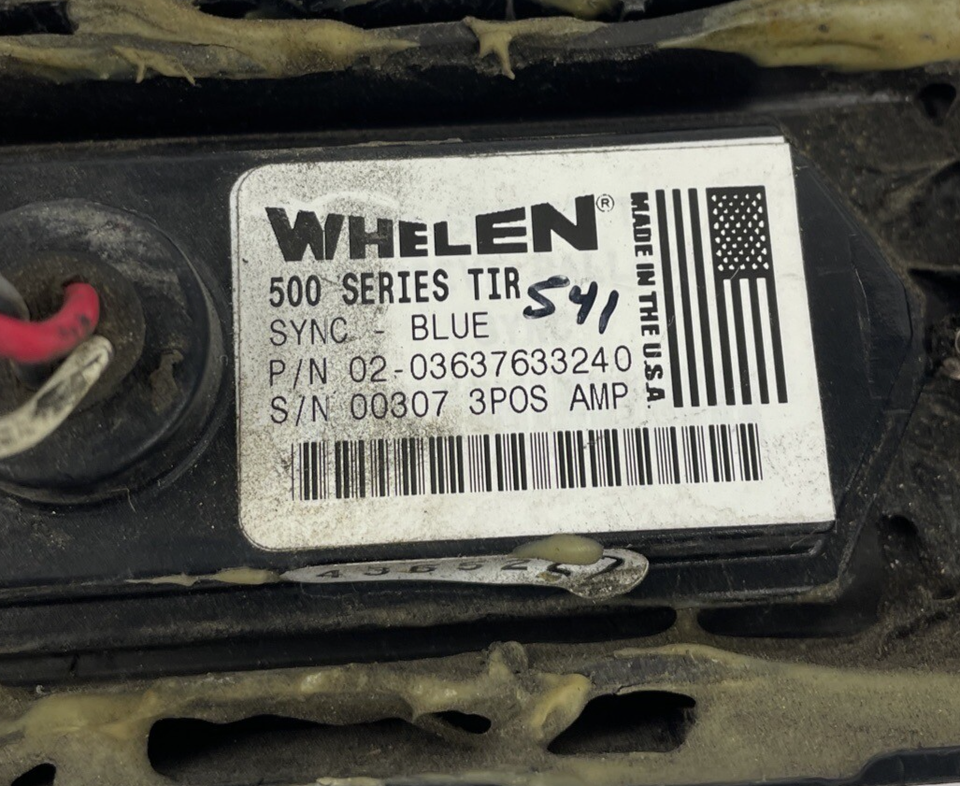 OEM Whelen 500 SERIES TIR LED Warning Light BLUE - LOOK | eBay