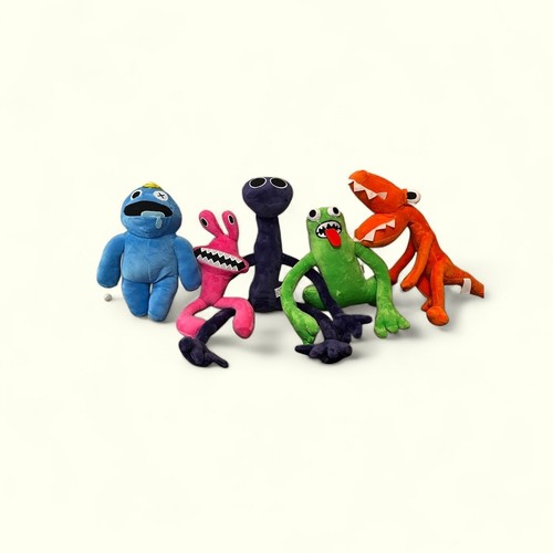 Rainbow Friends Plush Toy Set pack of 5(11”-12”) | eBay