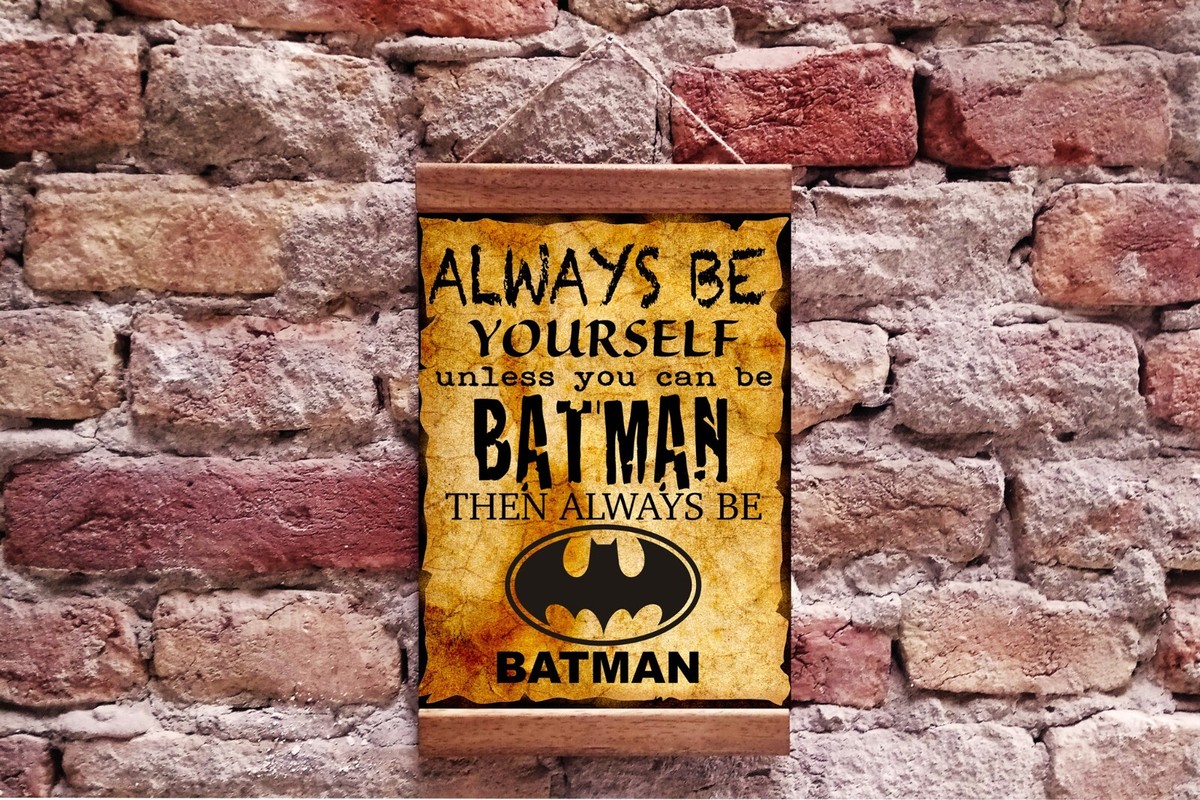 Be Yourself Batman Quote Batman Begins The Opening (part 2) "If You