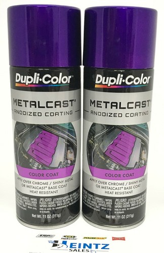 Duplicolor MC204-2 PACK MetalCast PURPLE Anodized Heat Resistant Coat ...
