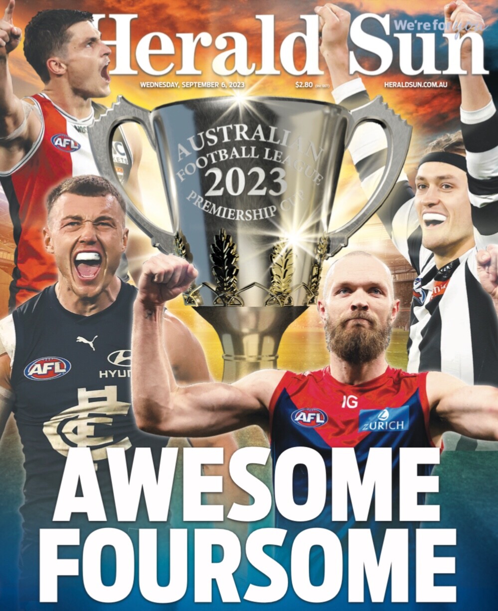 AFL FOOTBALL TEAMS POSTER, FREE POST,PIES DEMONS Carlton st kilda ...