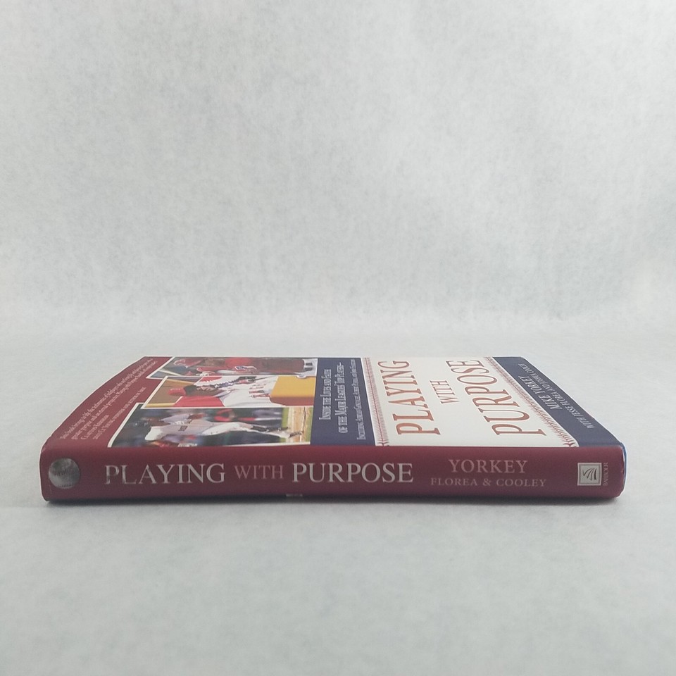 Playing with Purpose by Mike Yorkey - Major League Baseball Christian True Story 9781616264901| eBay