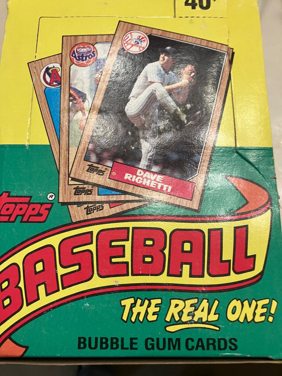 1987 Topps Baseball Wax Box 36 Unopened Packs (Bonds McGwire Bo Jackson ...