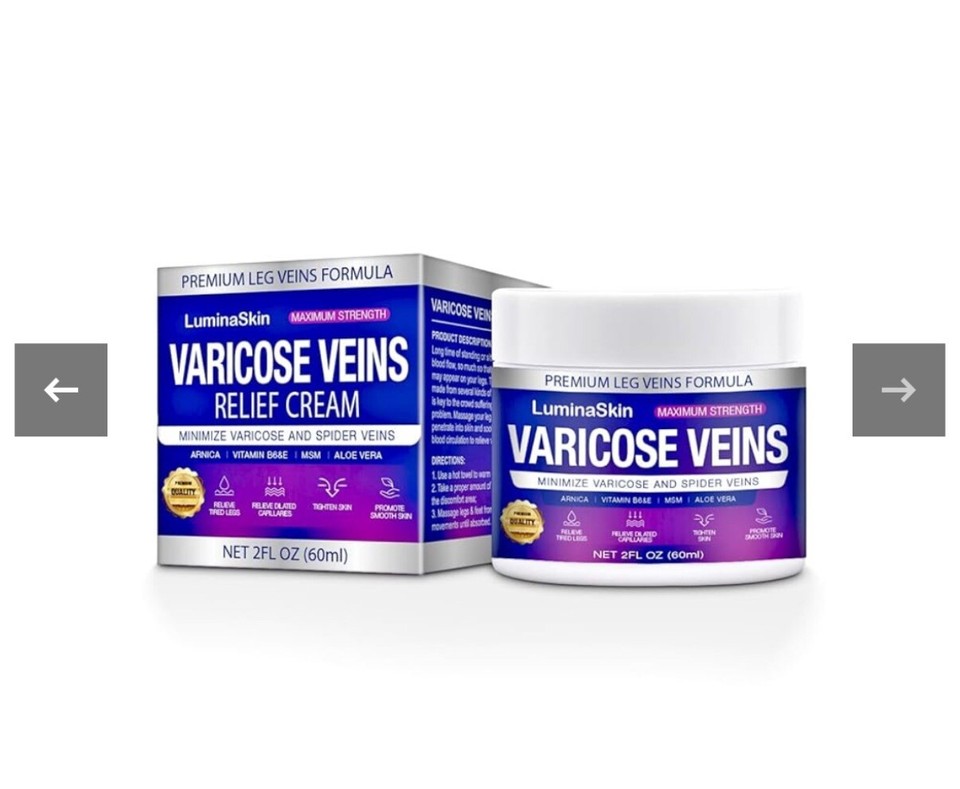 2 Bottles 2 瓶！2 pcs Varicose Veins Cream Varicose Veins for Legs Spider ...