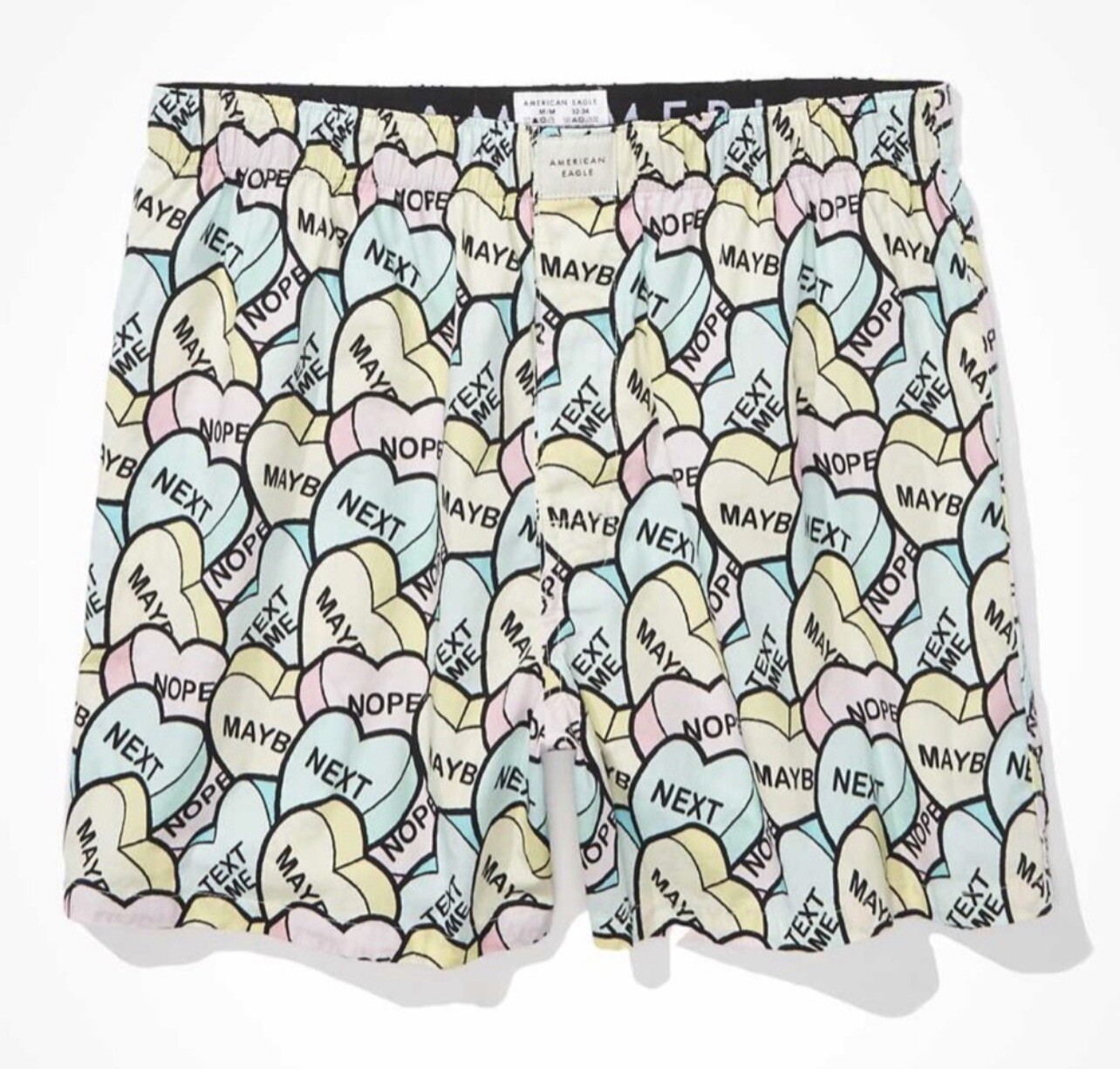 X2 MEDIUM AMERICAN EAGLE CANDY HEARTS BOXERS SHORTS Retails $15.95 Each ...