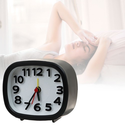 Quartz Battery Operated Bedside Clocks Number Clock Home Decor Alarm ...