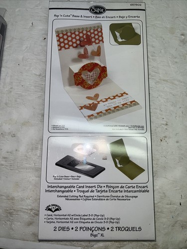Sizzix Horizontal A2 Card & 3D Circle Pop Up #657802 Movers XL Retail ...