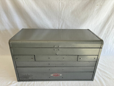 Vintage 1950s Craftsman Machinist Mechanic 6 Drawer Metal Tool Box ...