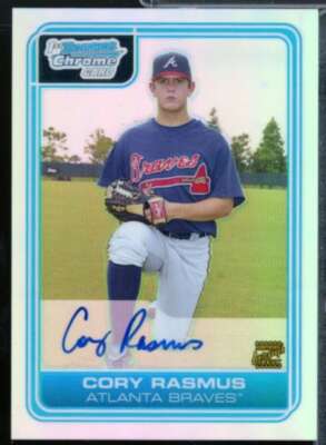 Cory Rasmus AU Rookie Card 2006 Bowman Chrome Draft Draft Picks ...