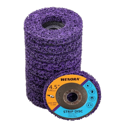 10 Pack Strip Discs Stripping Wheel for Angle Grinder, 4-1/2" x 7/8 ...