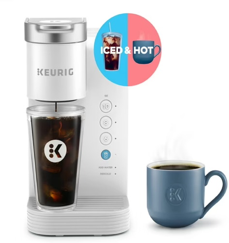 Keurig K-Express Essentials Plus Iced White Single Serve K-Cup Pod ...