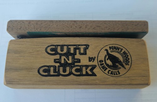 Rare Penns Woods Cutt-N-Cluck Wooden Turkey Call Great Condition.. | eBay