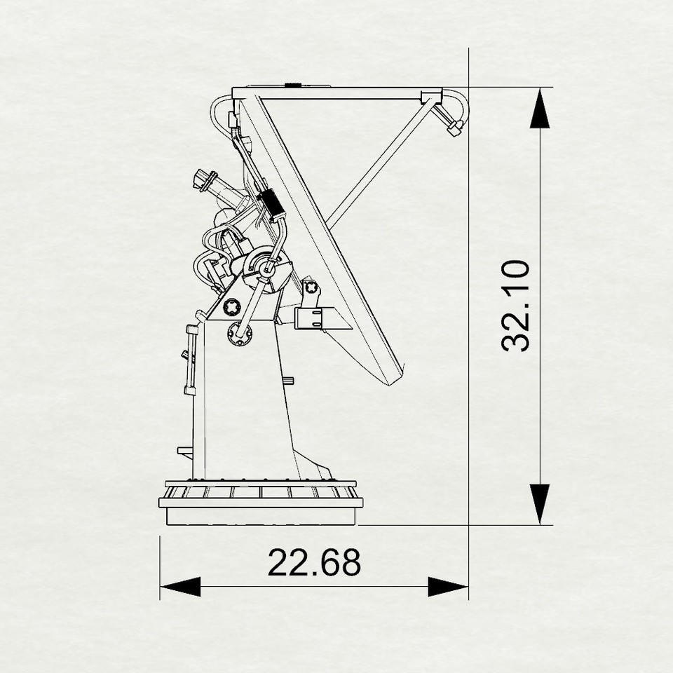 1/72/100/144/200 Burke class destroyer AN-SPG-62 radar 3D Print model ...