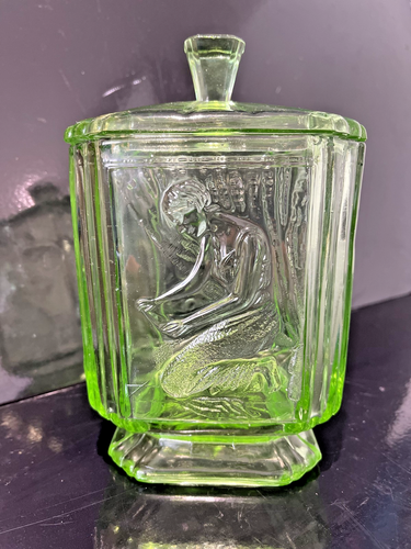 Sowerby Glass Pandoras box Buscuit Jar and Lid | eBay