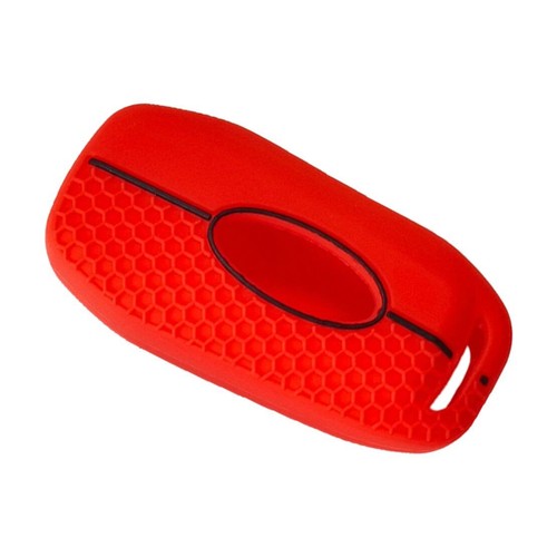 Red Silicone Remote Key Fob Case Cover Shell Fit For Ford F-150 Mustang ...
