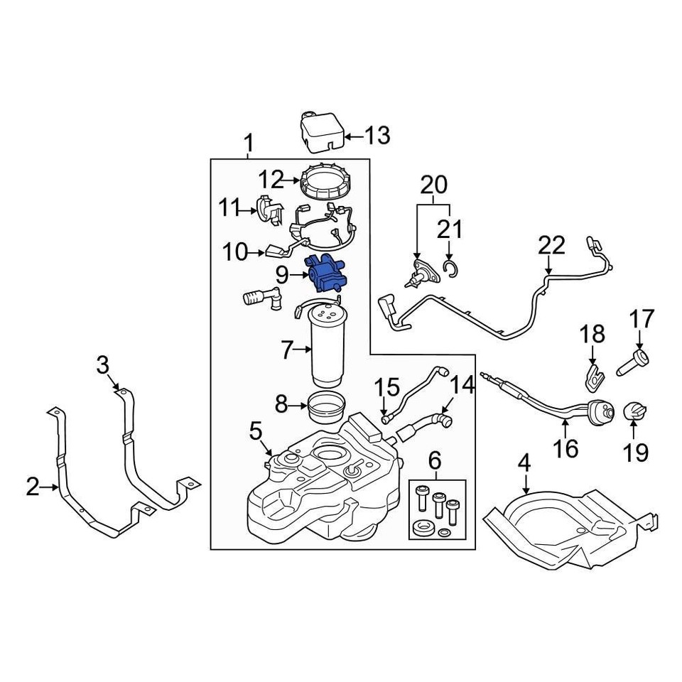For Ford F-250 Super Duty 11-16 Ford Diesel Exhaust Fluid DEF Level ...