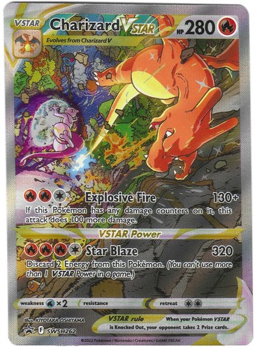 Pokémon TCG Charizard VSTAR SWSH262 Black Star Holo Promo Card | eBay UK