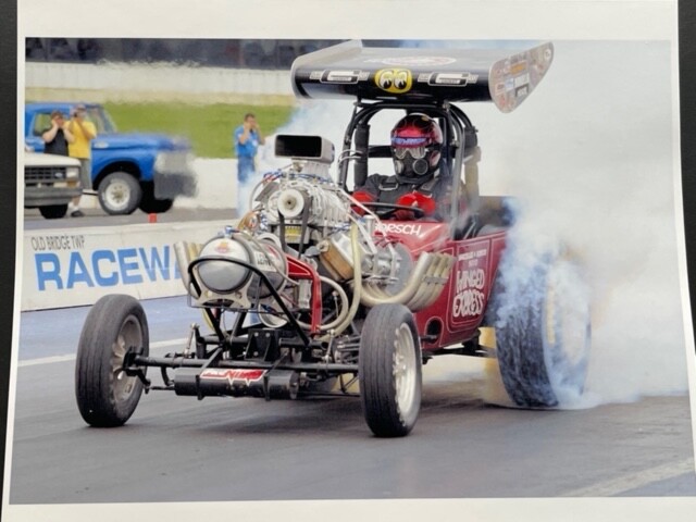 VRHTF NHRA VTG "WINGED EXPRESS FUEL ALTERED MIKE BOYD" 8" X 10 ...