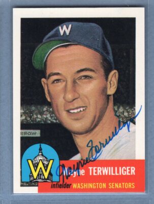 1991 Topps Archives #159 Wayne Terwilliger Autograph Auto signed | eBay