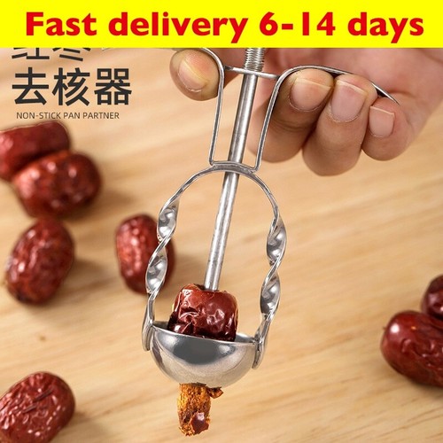 304 Stainless Steel Date Pit cherry pitter Remover Kitchen Tool Pits ...