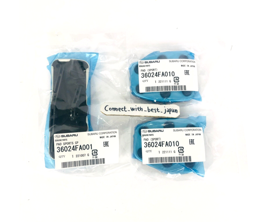 SUBARU GENUINE Clutch Brake Gas Aluminum Pedal Kit 36024FA001 ...